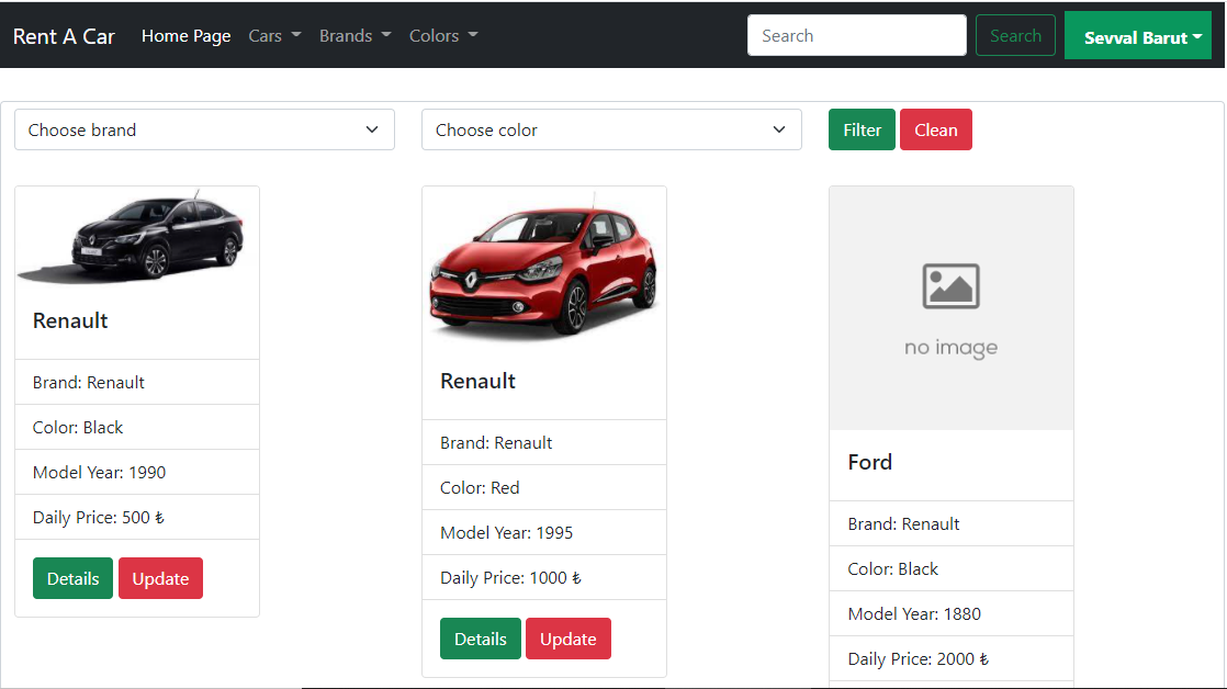 GitHub - sevvalbrt/RentACar-Frontend