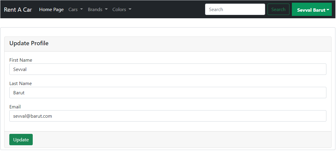 GitHub - sevvalbrt/RentACar-Frontend