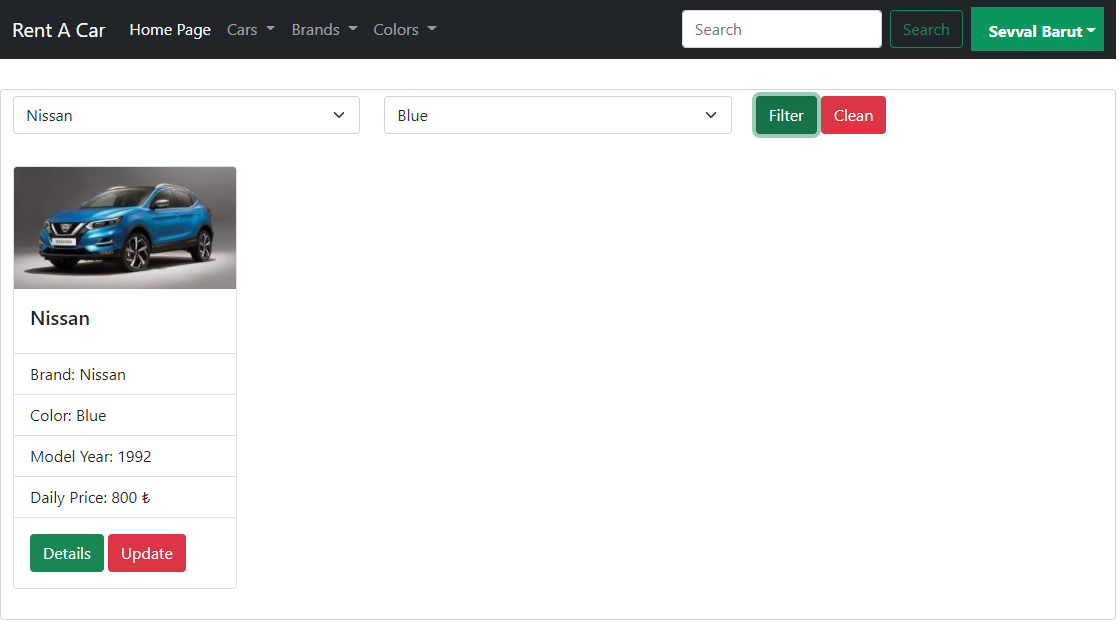 GitHub - sevvalbrt/RentACar-Frontend