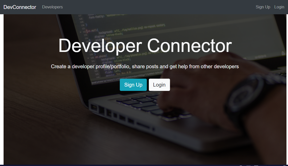 GitHub - GuiFSs/DevConnector-course-app: a small social network built in a course of udemy using ...