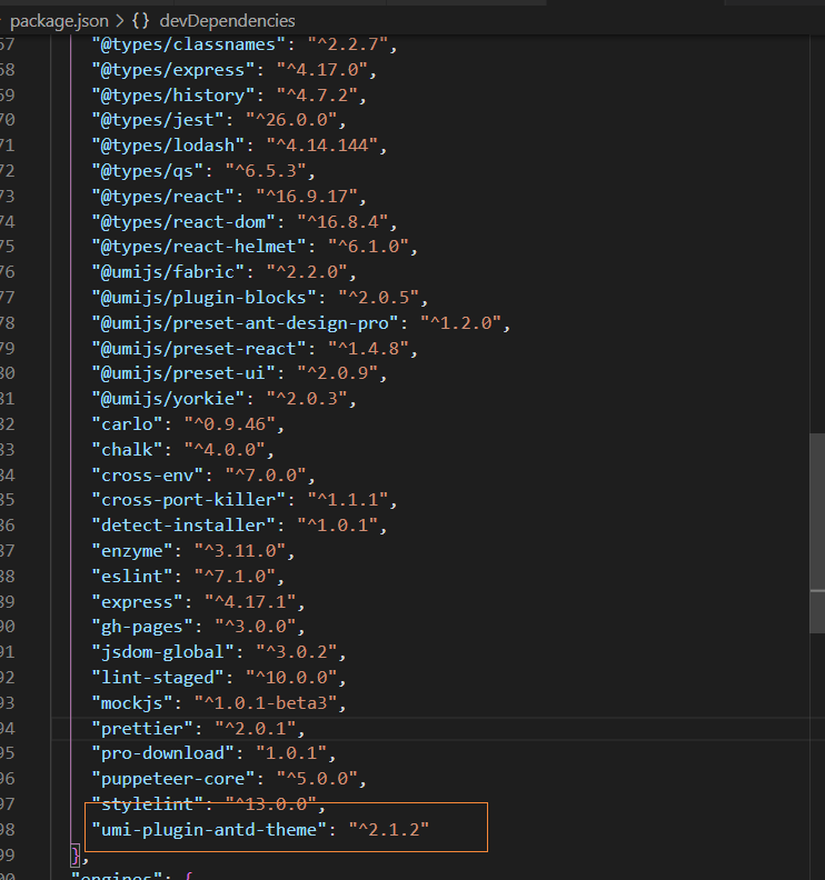 请教umi-plugin-antd-theme配置无效 · Issue #7221 · ant-design/ant-design-pro · GitHub