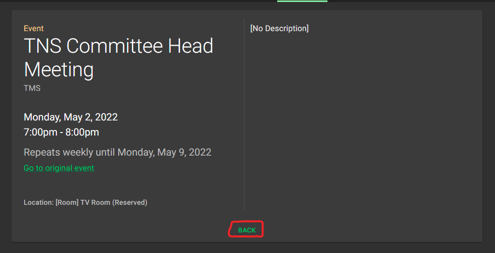 Go to the correct week when clicking "back" on Reservation Calendar · Issue #462 · tams-cso/tams ...