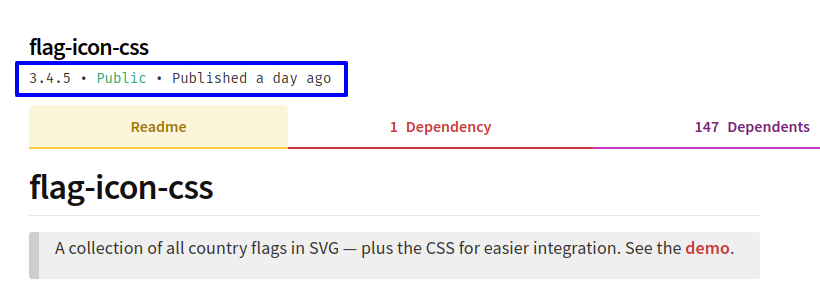 Please update the NPM version · Issue #638 · lipis/flag-icons · GitHub