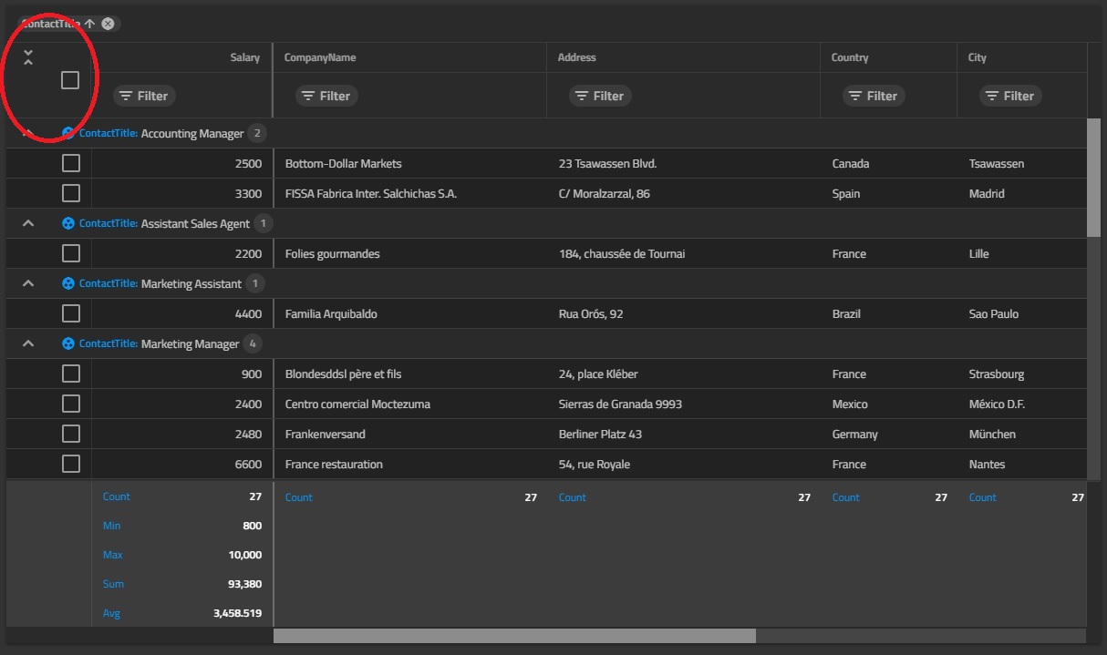 Grouping expand/collapse all button is not aligned with the row selector checkbox. · Issue #4178 ...
