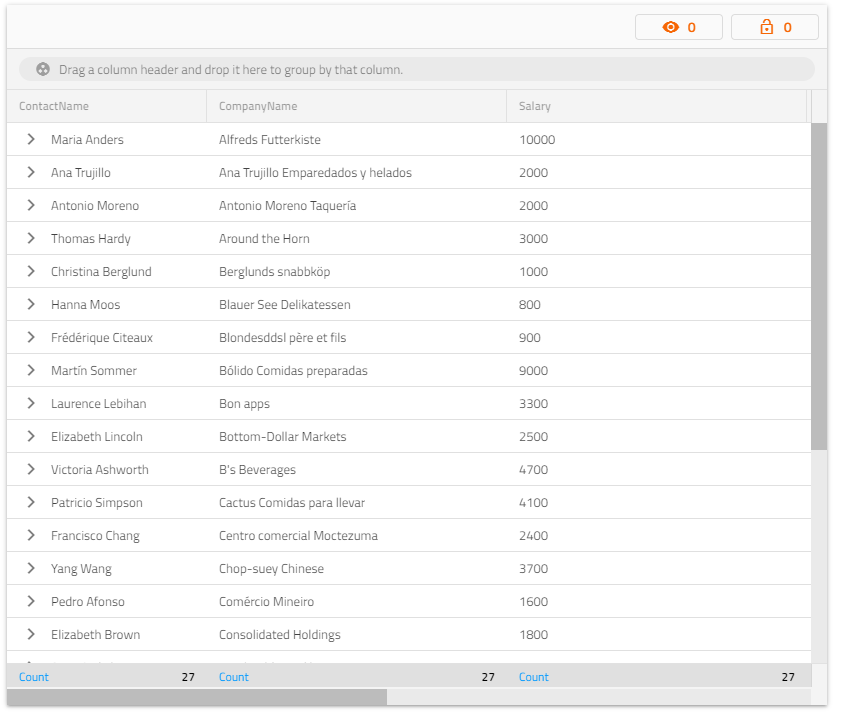 Error is thrown when all rows are already expanded, cell is selected out of view and a row is ...