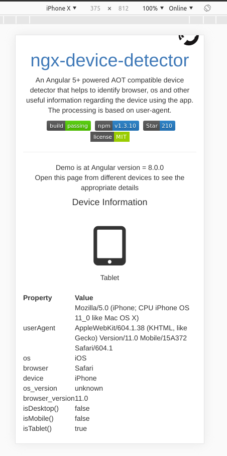 The mobile device is determined to be a tablet. · Issue #109 · AhsanAyaz/ngx-device-detector ...