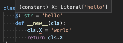 Class variables are inferred as constant · Issue #1847 · microsoft/pyright · GitHub