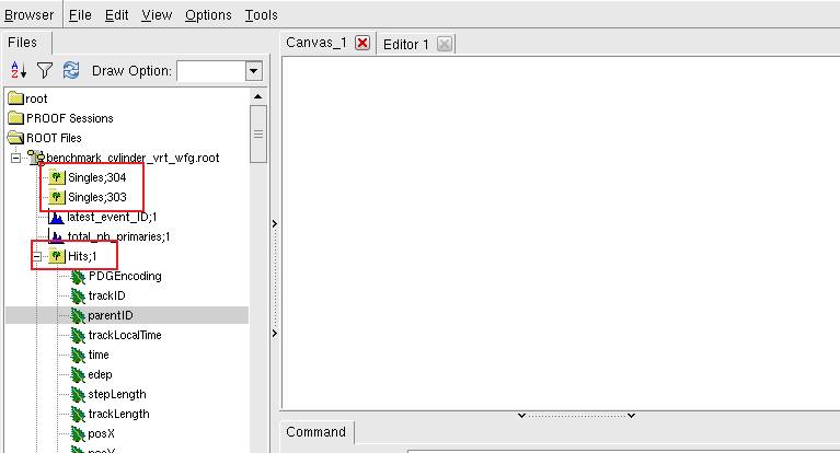 vGate9.0 1.no hits in root 2.double singles output 3.memory leak!(2Mb/s along the simulation ...