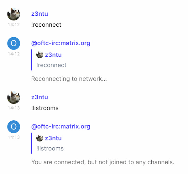 Messages From Matrix Fail To Bridge Even Though The Matrix User Is Joined · Issue 1712 · Matrix