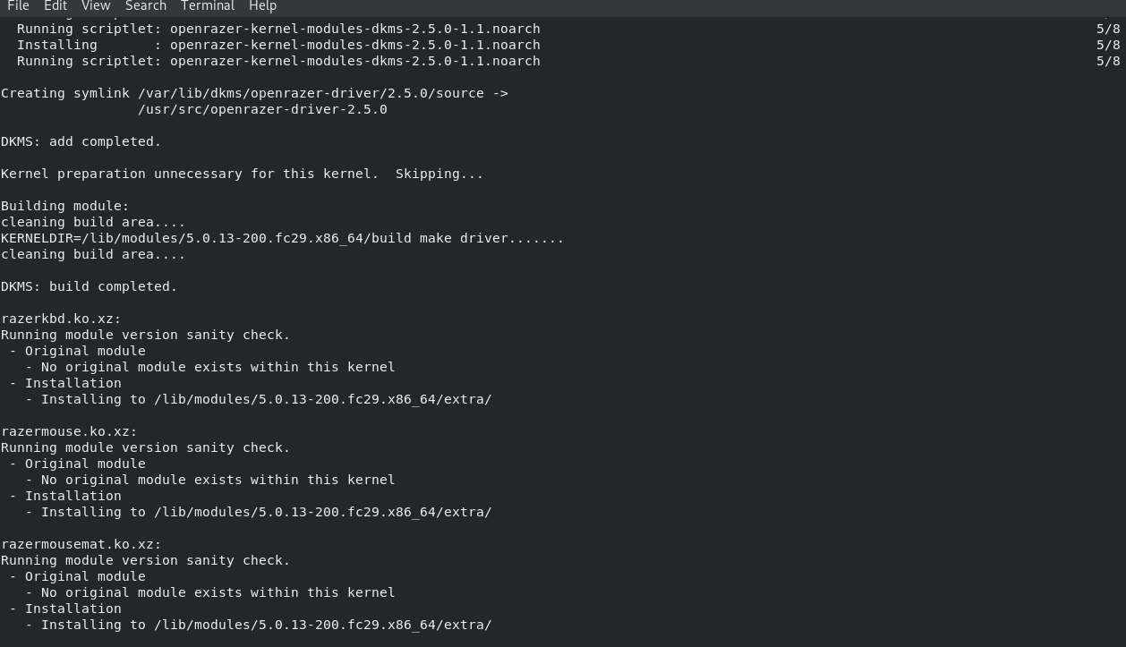 Fedora 25 Repo (unsupported now?) · Issue #828 · openrazer/openrazer · GitHub