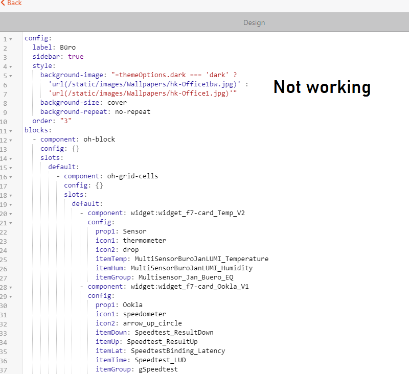 more customization possibilities of OH3 pages · Issue #970 · openhab/openhab-webui · GitHub