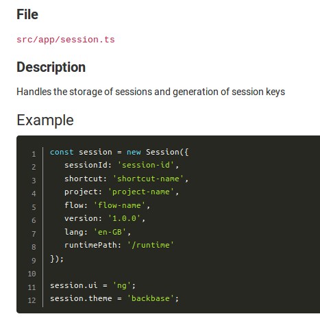 [BUG] @example code broken when using backticks · Issue #391 · compodoc/compodoc · GitHub