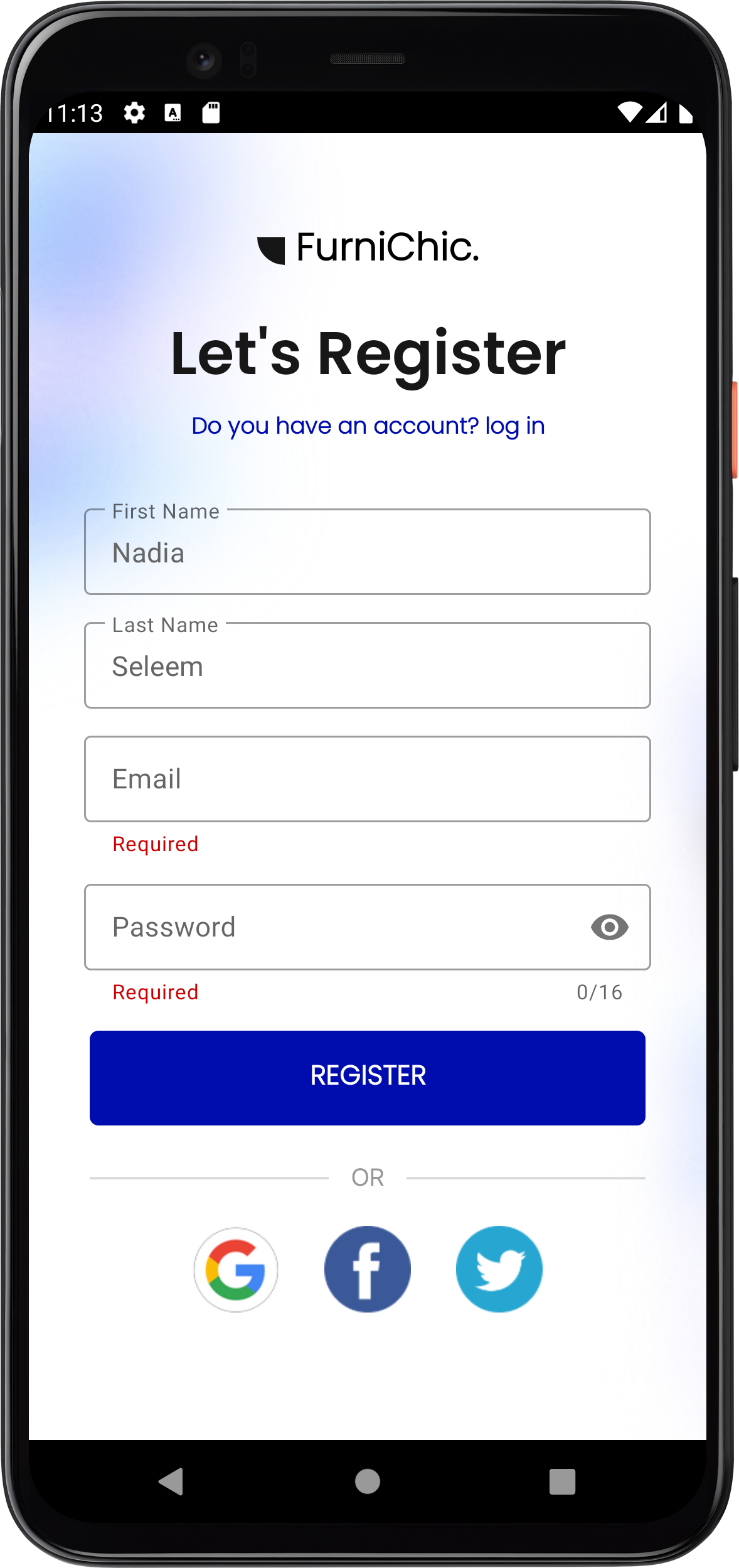 GitHub - nadiaseleem/FurniChic: FurniChic is a feature-rich e-commerce Android app specializing ...
