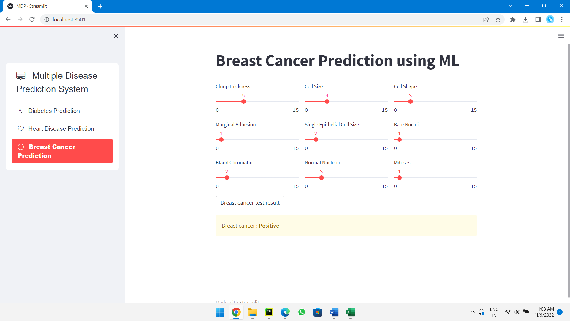 GitHub - Adinarayanreloaded/Multiple-Disease-Prediction-System