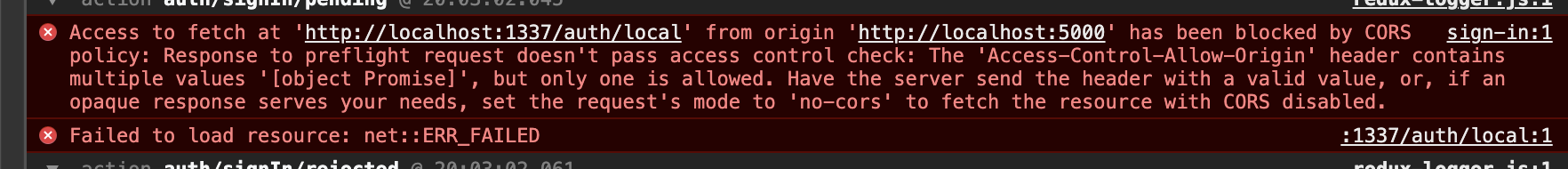 [Strapi 3.4.3] Cors configuration not working properly · Issue #9160 · strapi/strapi · GitHub