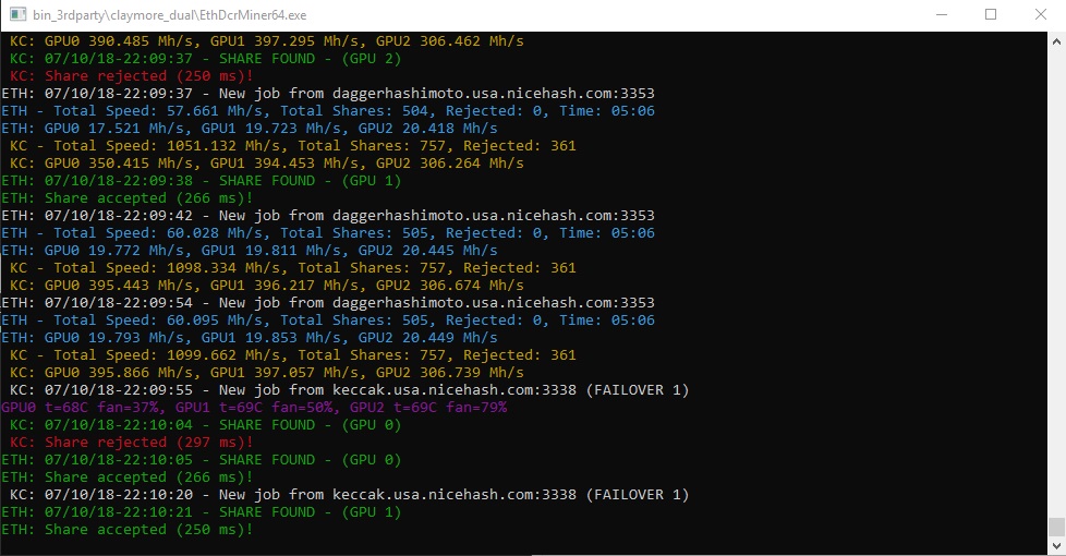 Issue with keccak · Issue #1282 · nicehash/NiceHashMiner · GitHub