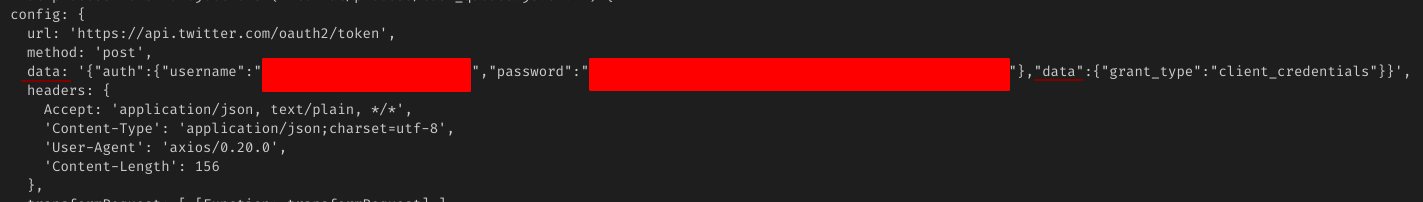 It works with Request but not with Axios · Issue #3267 · axios/axios · GitHub