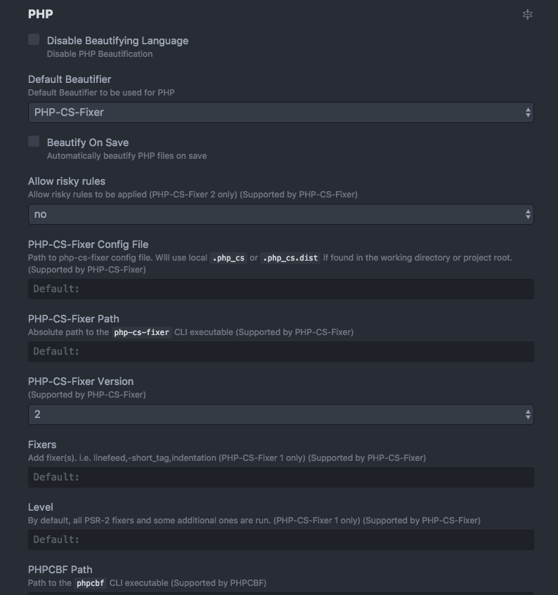 Beautify Not Working On Php Files · Issue 2079 · Glavin001atom