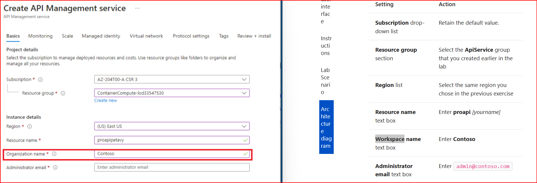 Lab 8 - UI change "Organization name" instead of "Workspace name" · Issue #708 ...