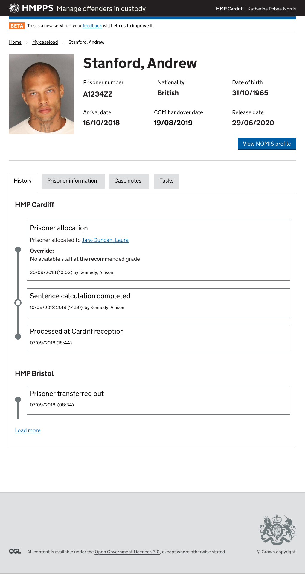 Case information · Issue #16 · ministryofjustice/moj-design-system ...