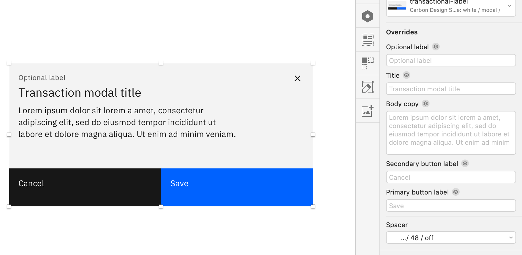 Modal: Button state overrides unavailable · Issue #2756 · carbon-design ...