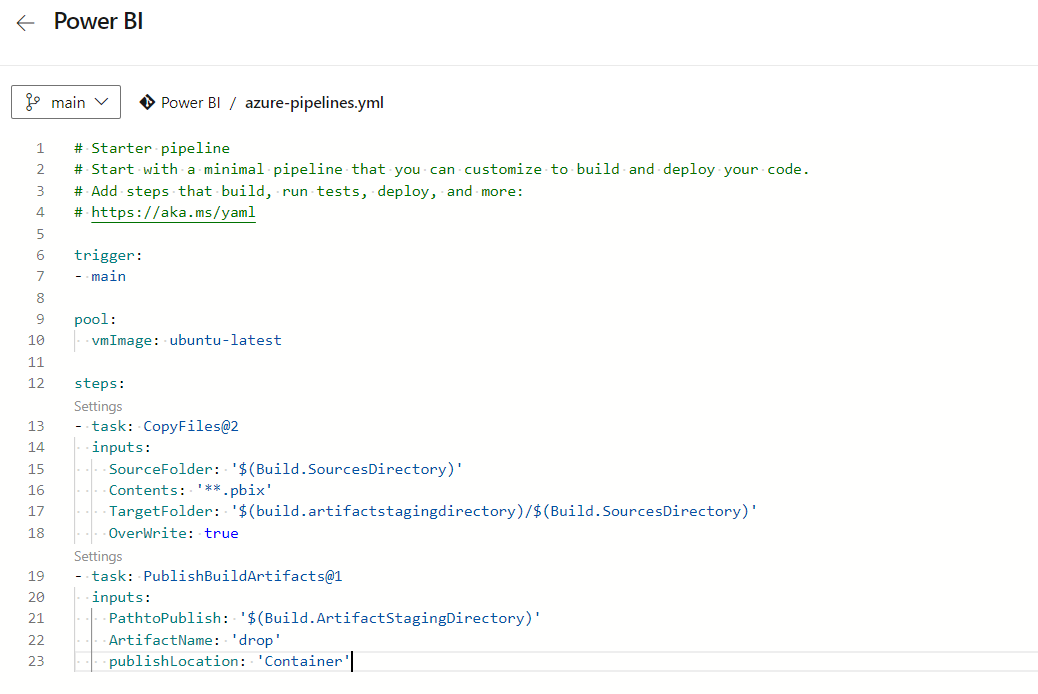 One or more errors occurred- PBI Actions · Issue #351 · maikvandergaag ...