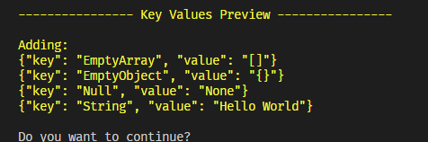 Pushing an empty array/object to app configuration results in "[]" or "{}" · Issue #731 · Azure ...