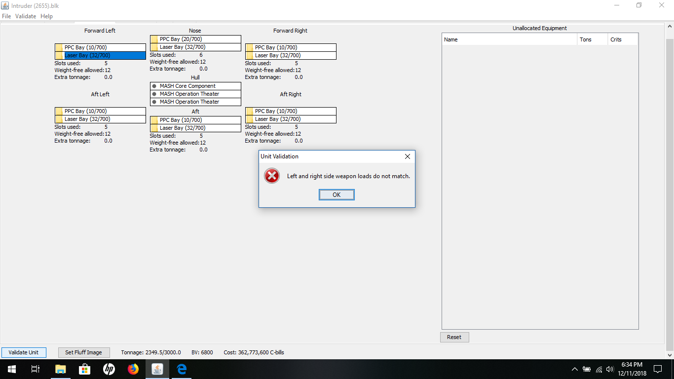 Spheroid dropship side arc equipment assigned to wrong location · Issue ...