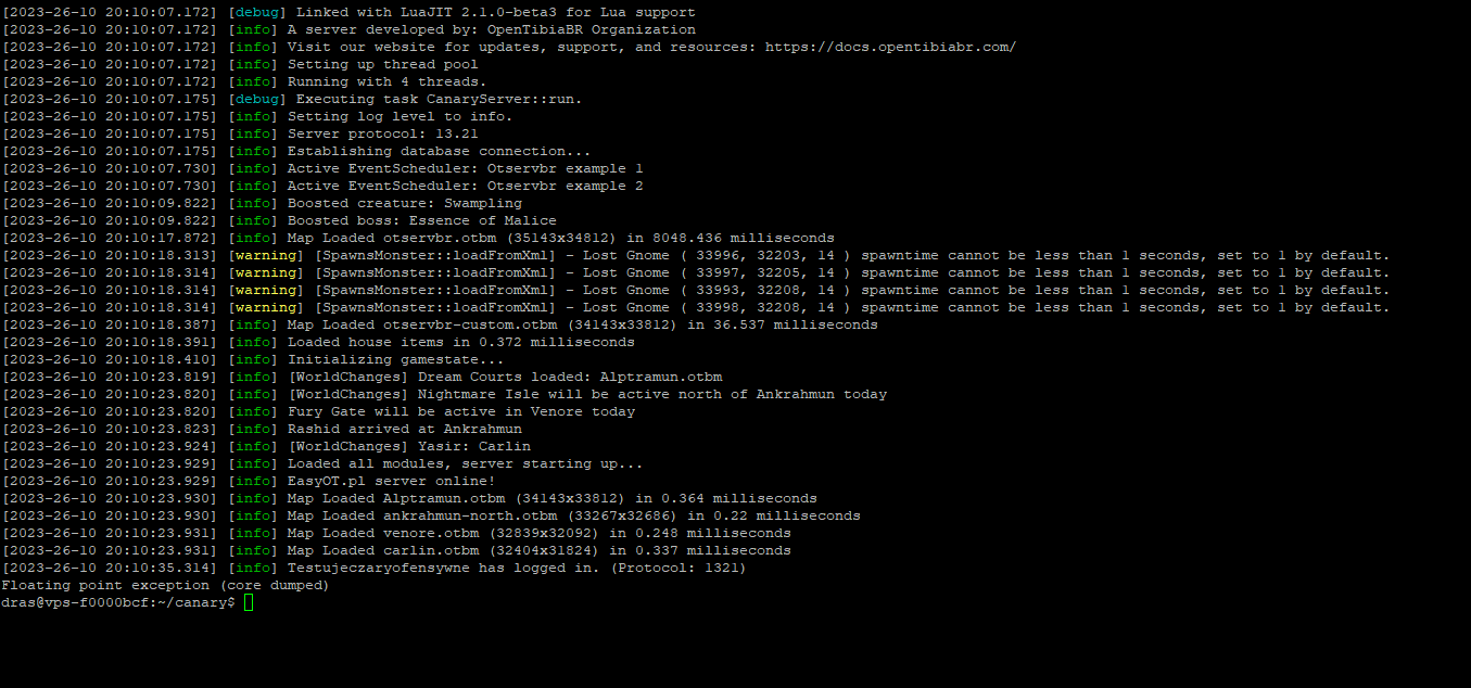 Using spells on a normal character causes the server to stop · Issue #1747 · opentibiabr/canary ...