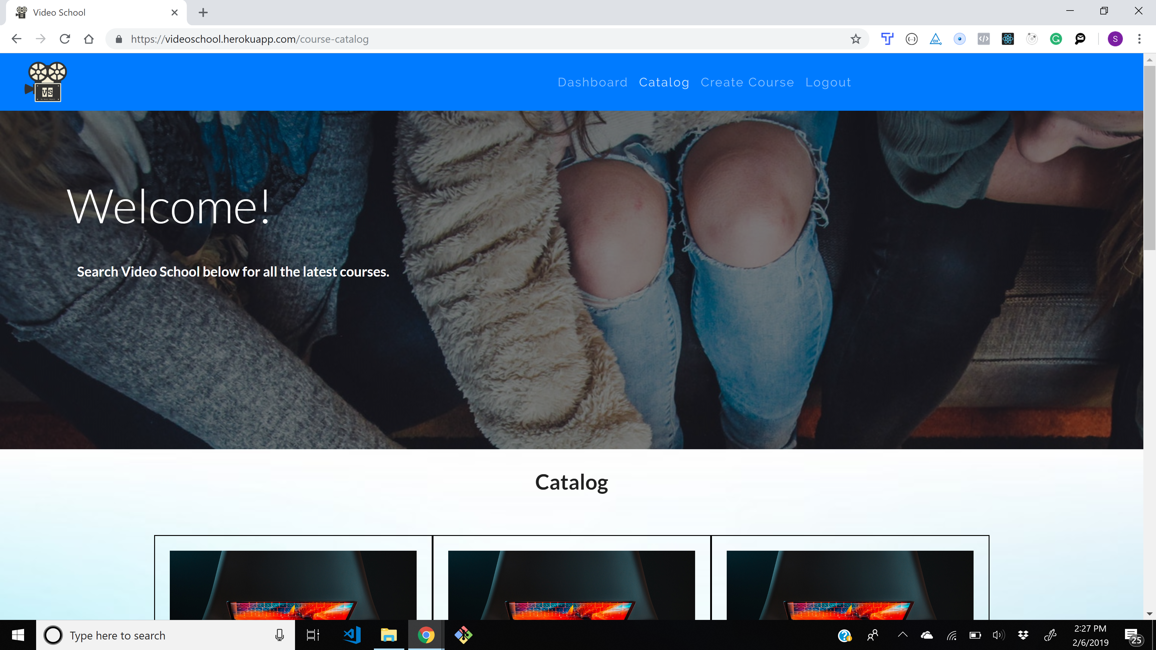 GitHub - kimura-dev/video-school-react-client: Video tutorial app built with React, Node ...