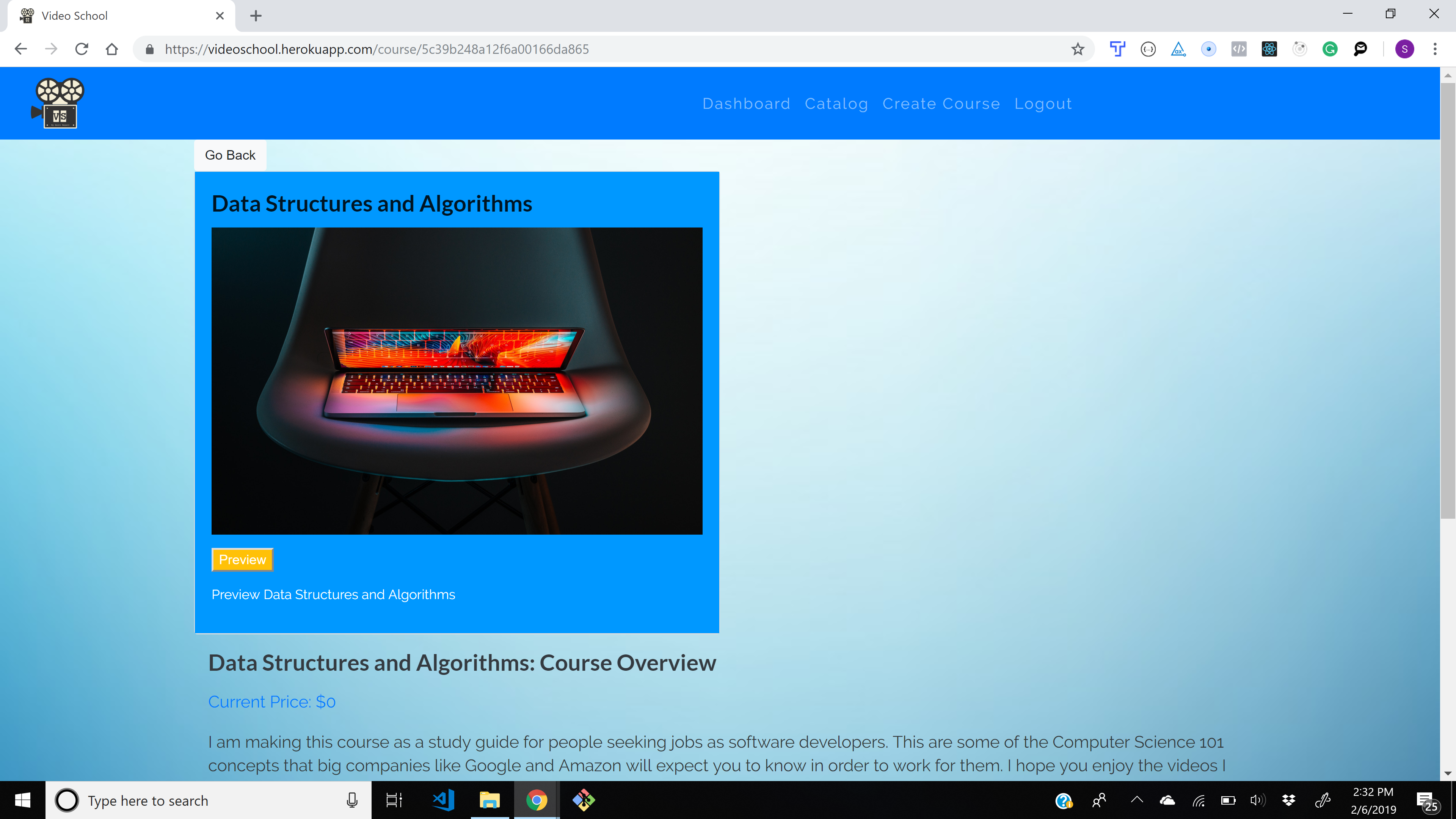 GitHub - kimura-dev/video-school-react-client: Video tutorial app built ...