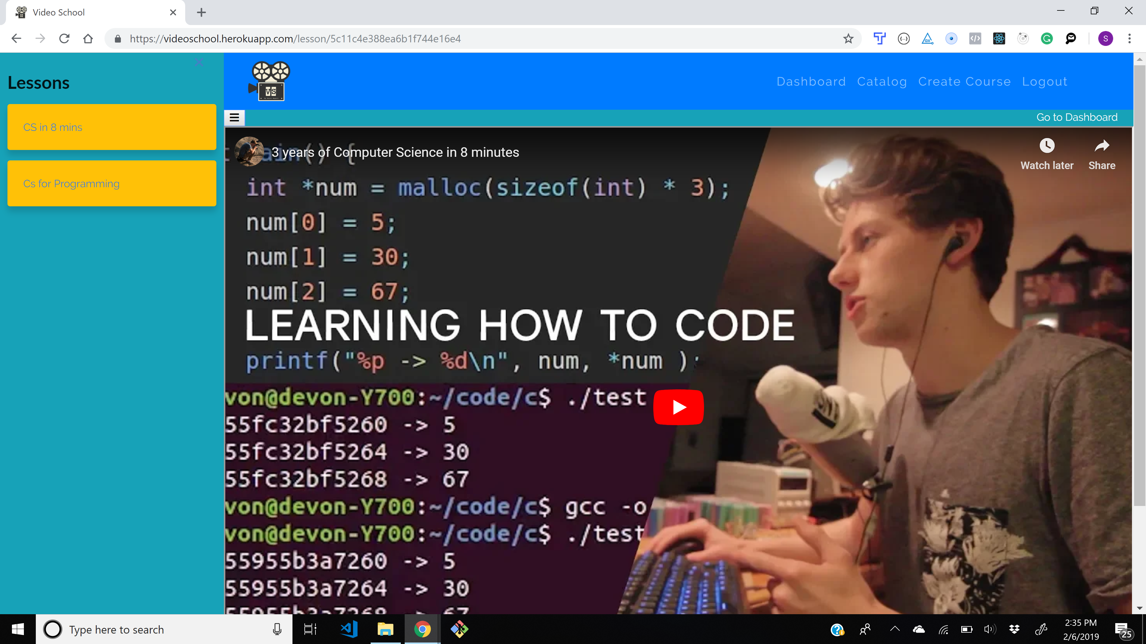 GitHub - kimura-dev/video-school-react-client: Video tutorial app built with React, Node ...