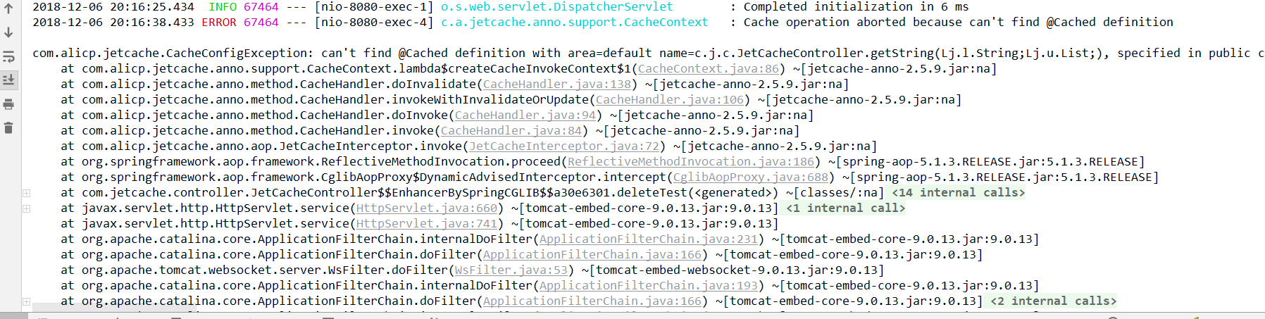 @Cached注解中不指定name属性(暂定为A),@CacheInvalidate能指定到A缓存吗 · Issue #217 · alibaba/jetcache · GitHub