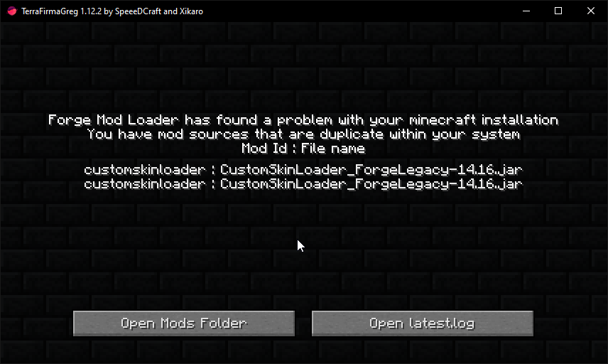GreedyCraft mod duplicate issue, does not happen on other launchers · Issue #1279 · gorilla-devs ...