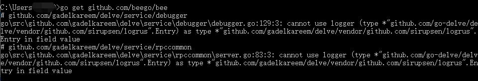 { bee } 下-无法使用记录器 · Issue #682 · beego/bee · GitHub