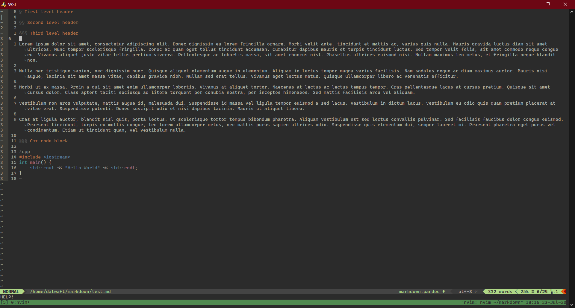 Ugly conceal background color without indentLine plugin · Issue #339 · vim-pandoc/vim-pandoc ...