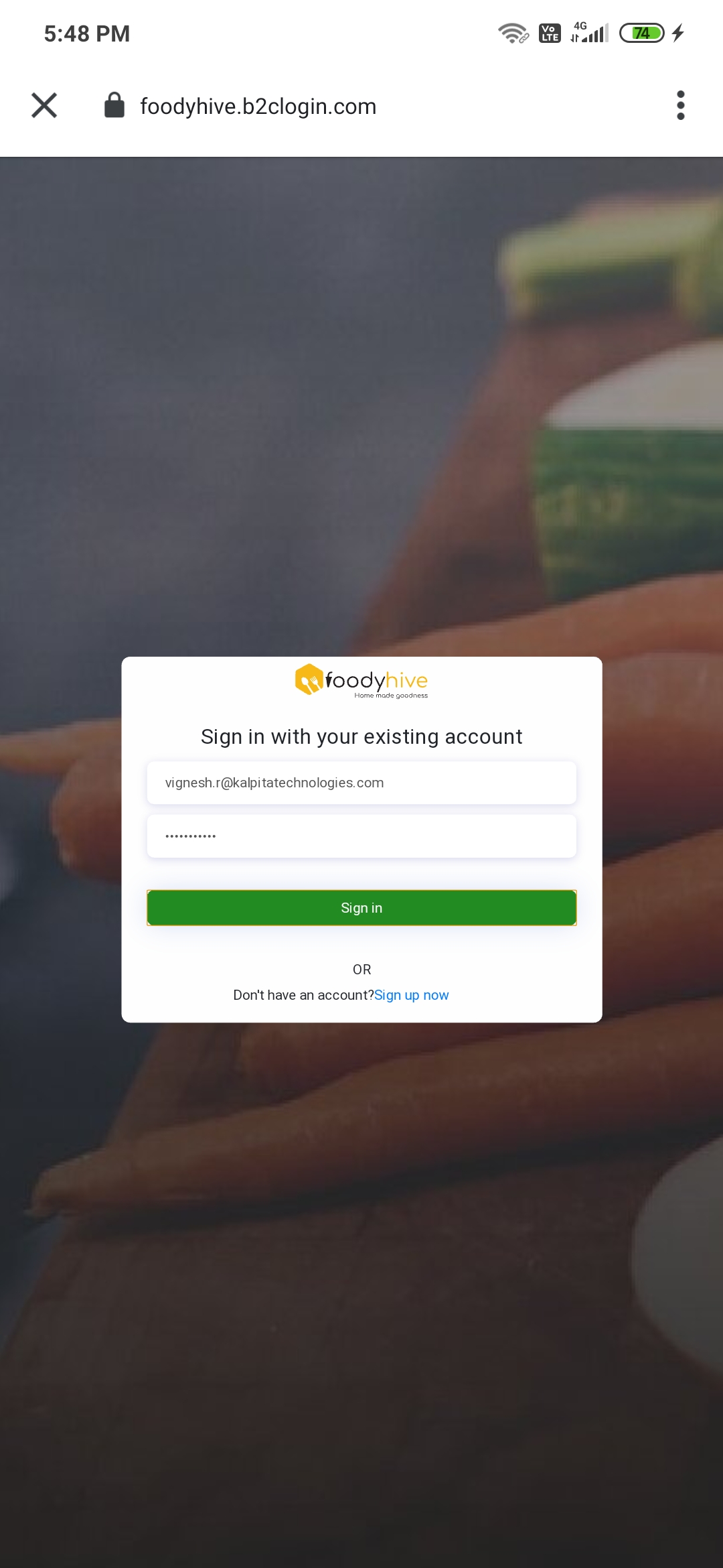 After Azure sign in or Sign up it is not redirecting to the activity and not getting access ...