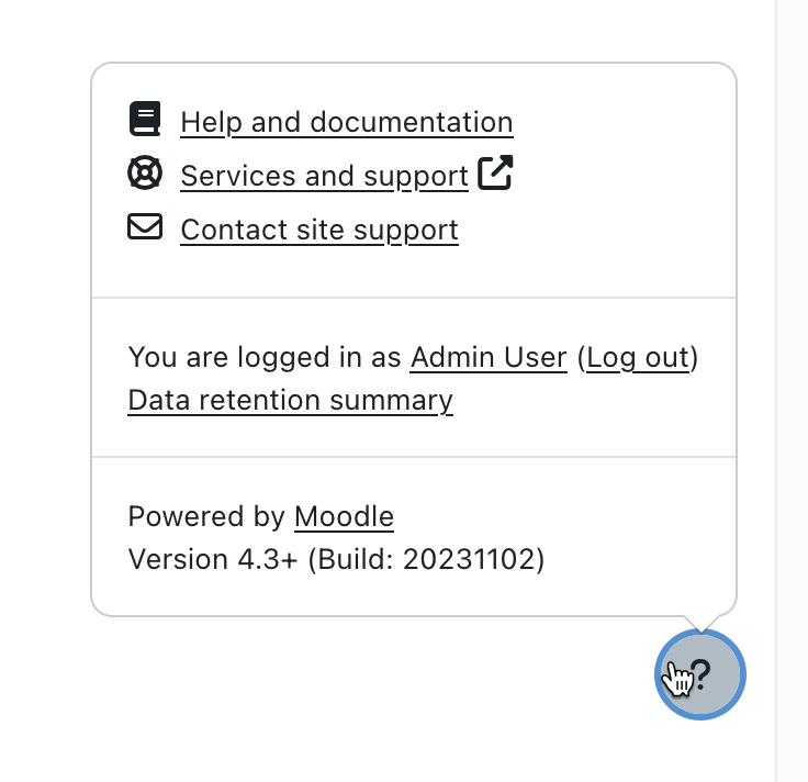 Improvement: Allow for complete removal of the "footer" (question mark in circle) button · Issue ...
