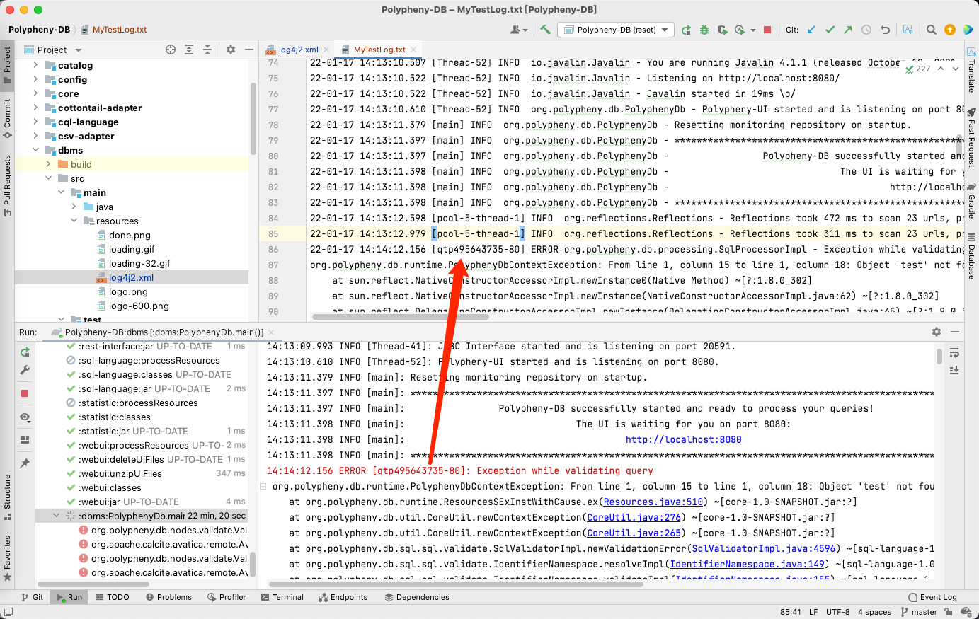 Dynamically load log lines from server · Issue #293 · polypheny/Polypheny-DB · GitHub