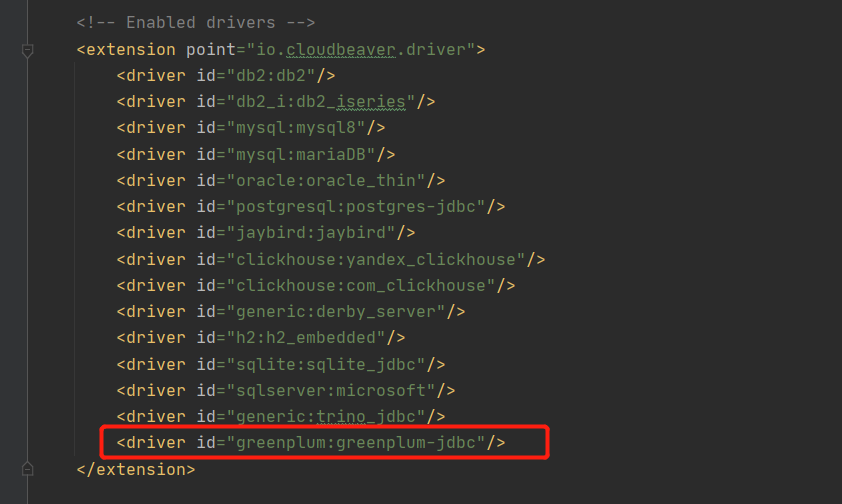 Greenplum · Issue #1040 · dbeaver/cloudbeaver · GitHub