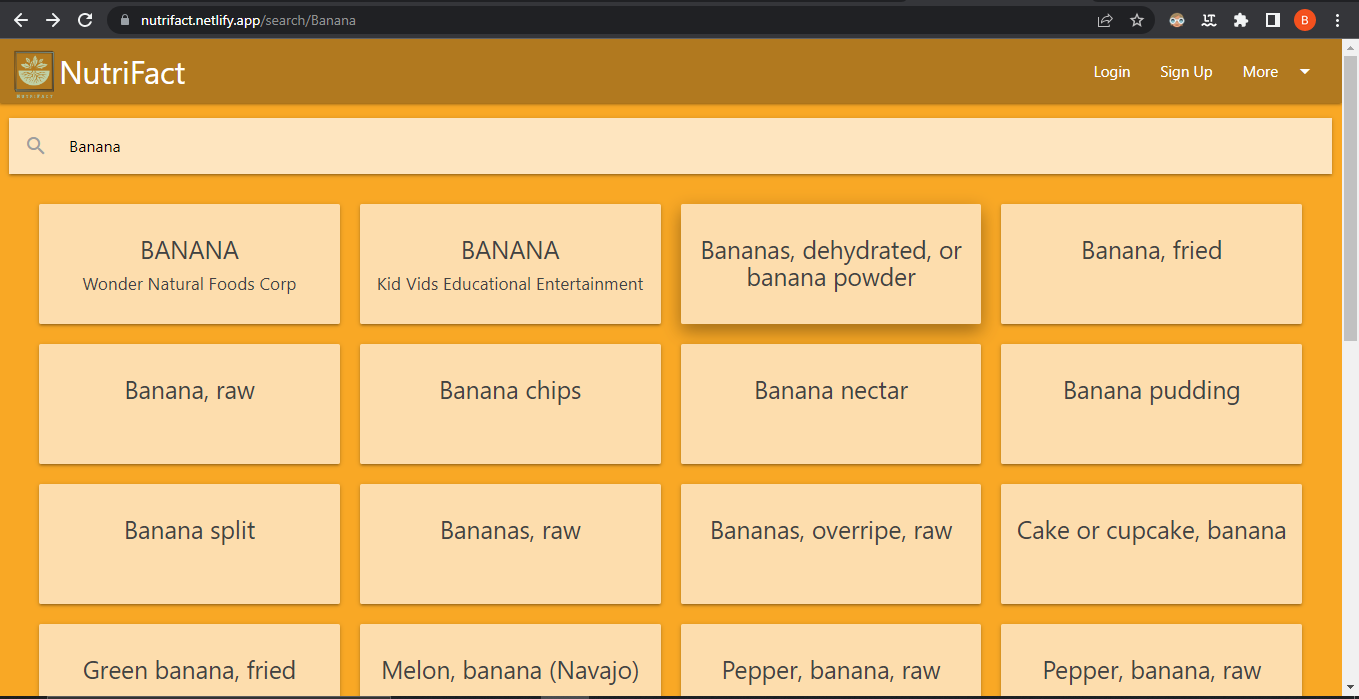 GitHub - balramsingh557/nutrifact-app: React web-app that provides the ...