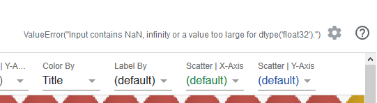 ValueError("Input contains NaN, infinity or a value too large for dtype('float32').") · Issue ...