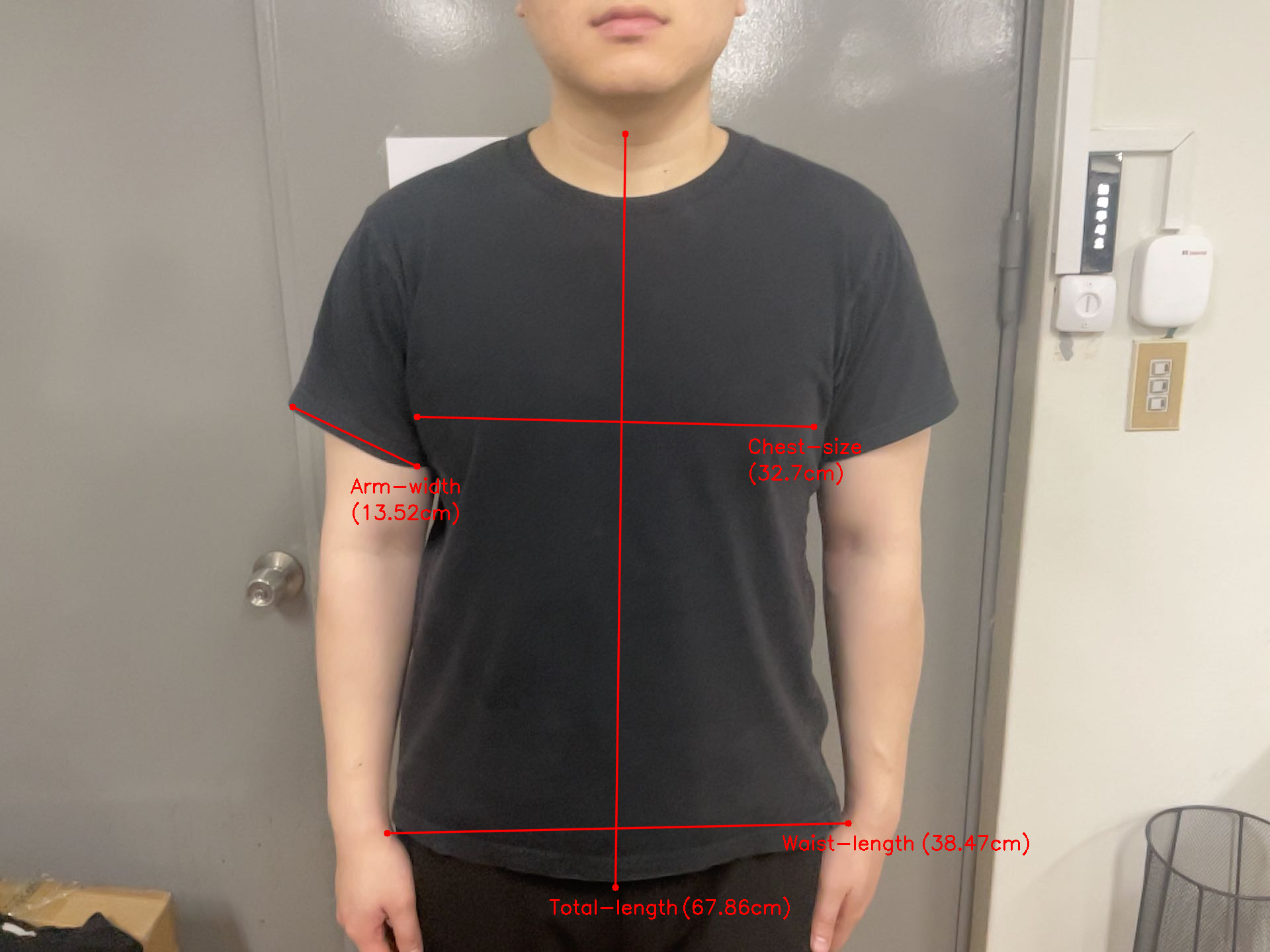 GitHub - DeepHM/Auto-measure-clothing-dimensions: Deep learning based ...