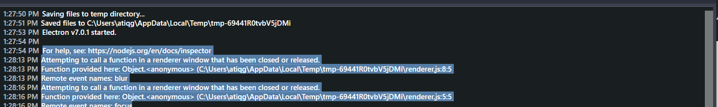 Using Winon Event In Renderer Process Give Error On Console · Issue 22545 · Electronelectron