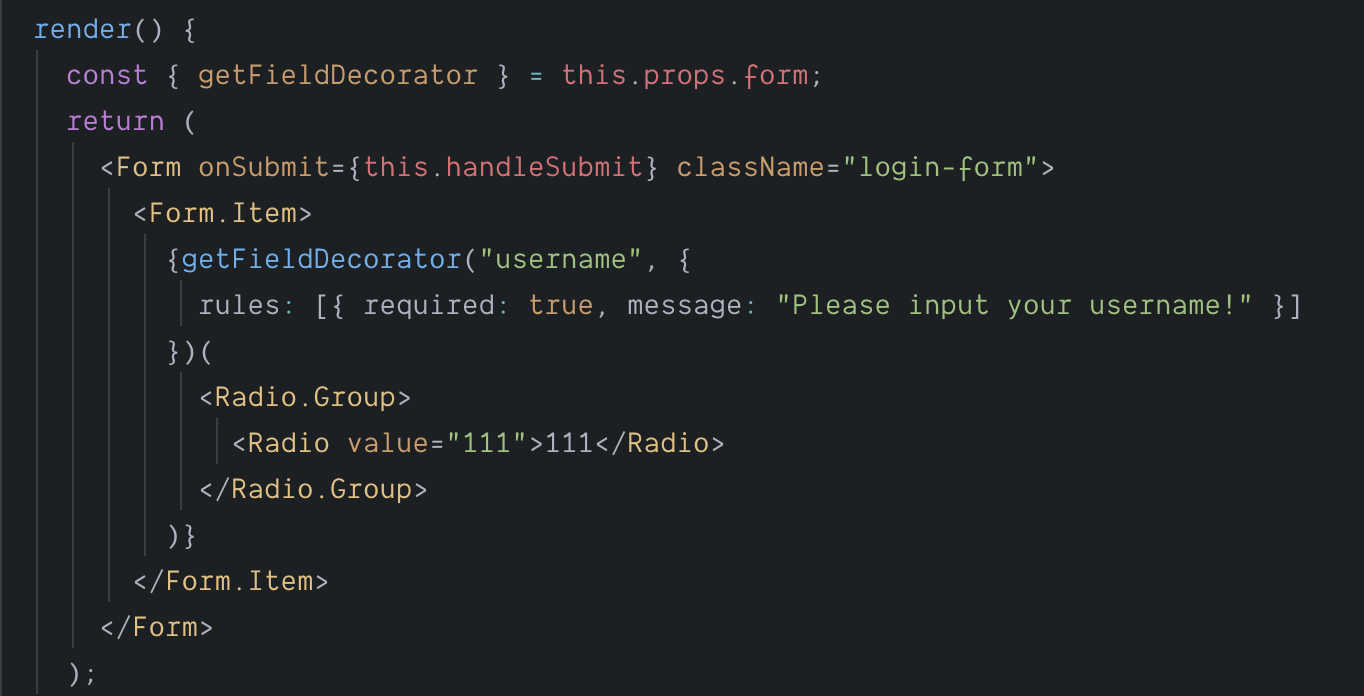 用form Getfielddecorator 包围创建的子组件，rules会一直校验 · Issue 18905 · Ant Design Ant Design · Github