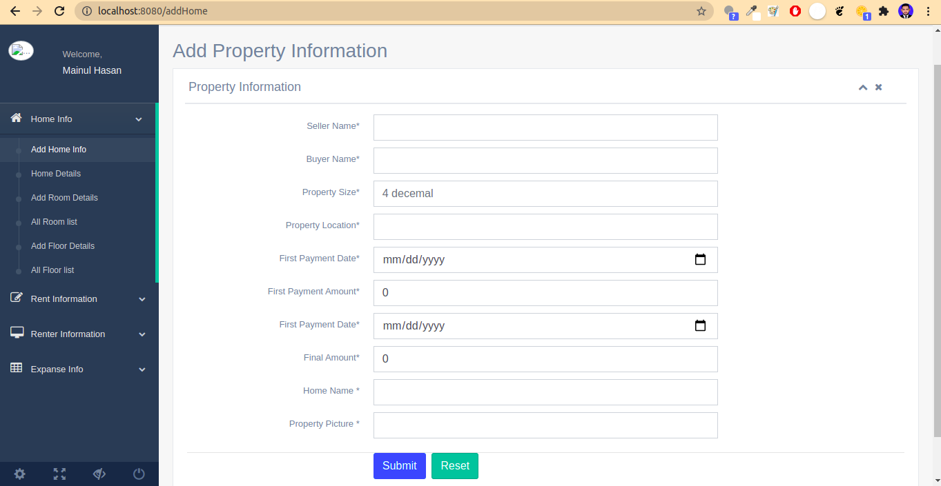 GitHub - maainul/HomePro: Home and Renter Information System