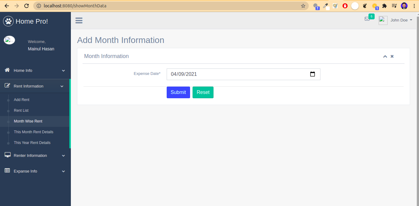 GitHub - maainul/HomePro: Home and Renter Information System