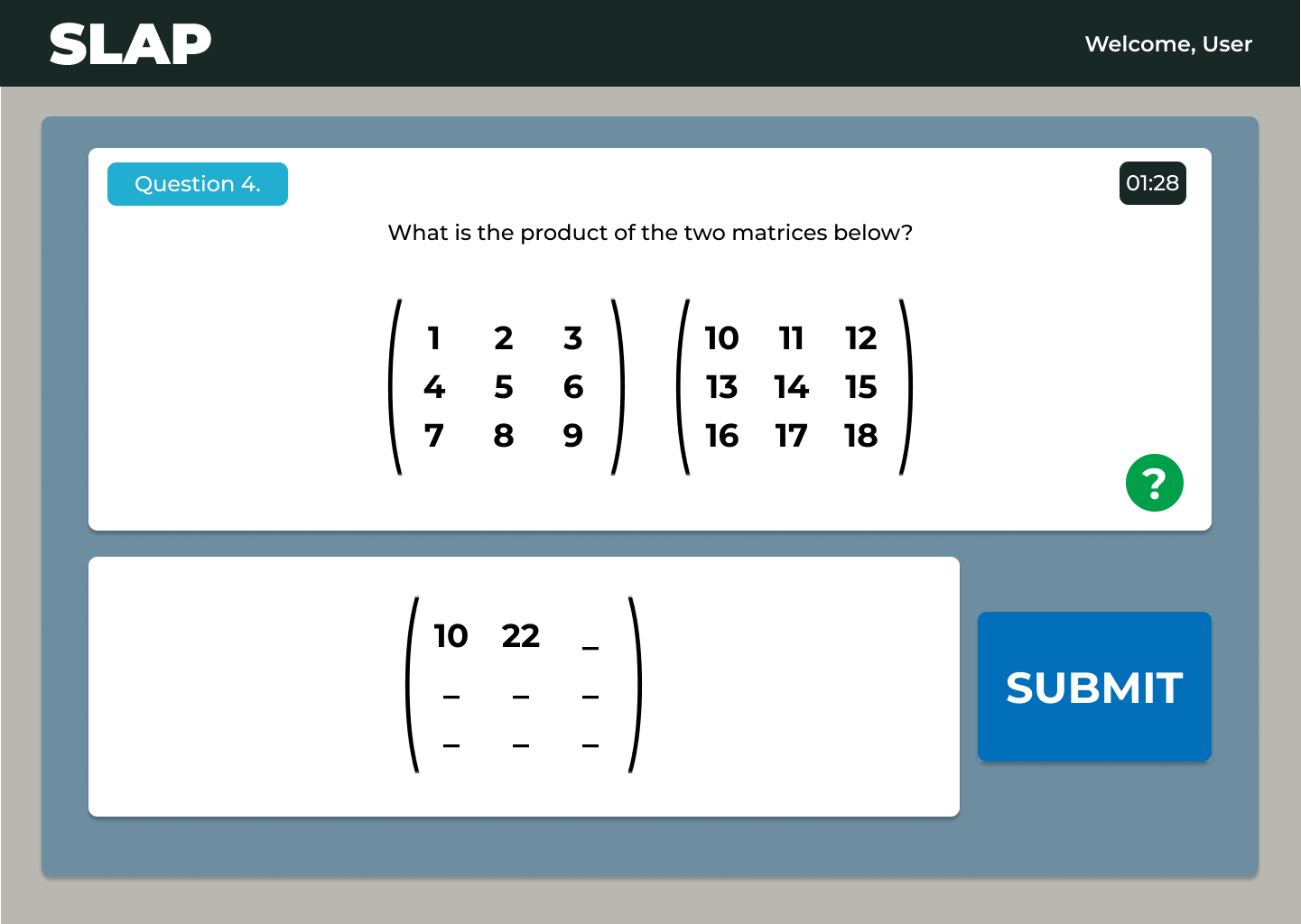 GitHub - charliebarber/SLAP: Sets and Linear Algebra Practice Tool