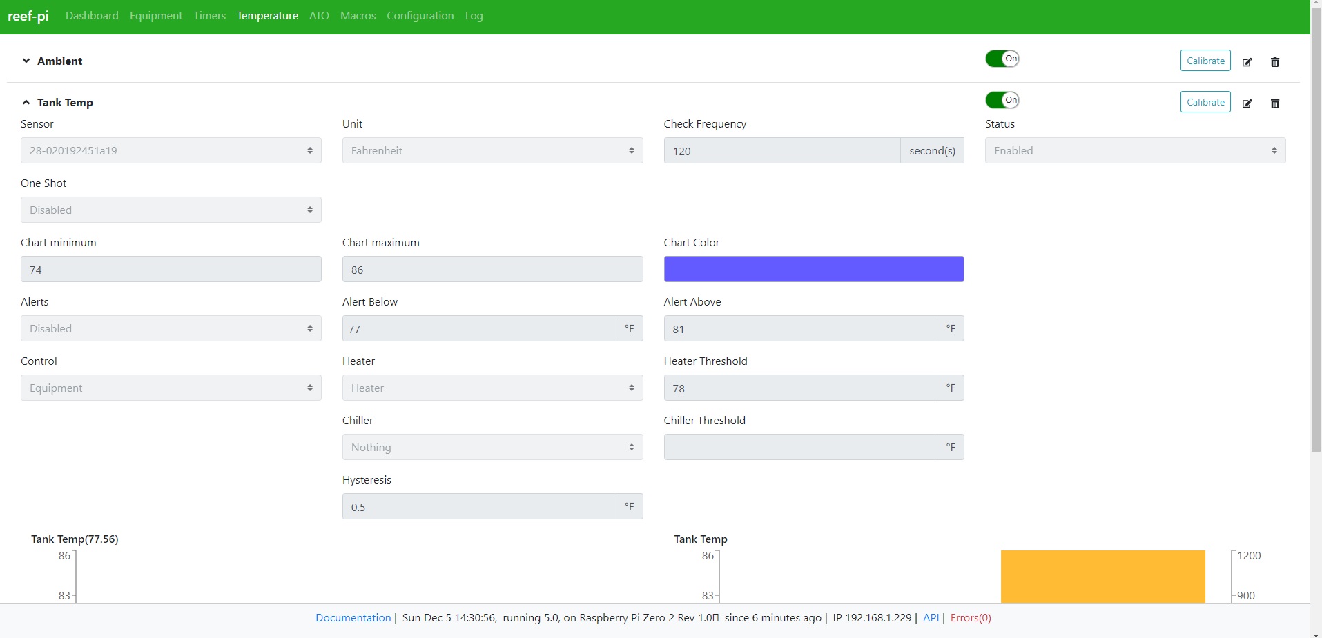 Temperature control fails on 5.0 · Issue #1687 · reef-pi/reef-pi · GitHub