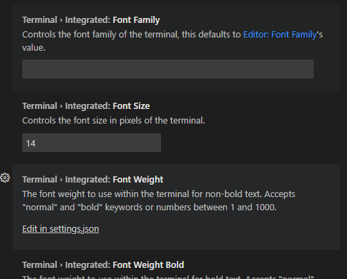 Terminal font automatically has large spacing and also default font is not being used · Issue ...